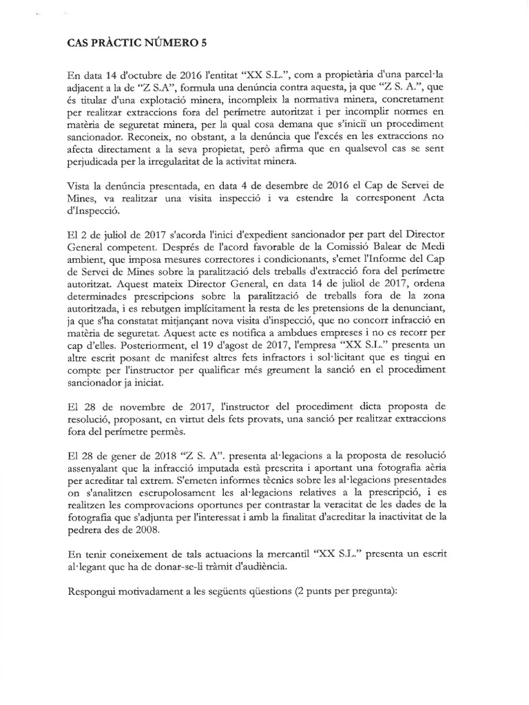 Gestio Cas Practic 05 | PDF