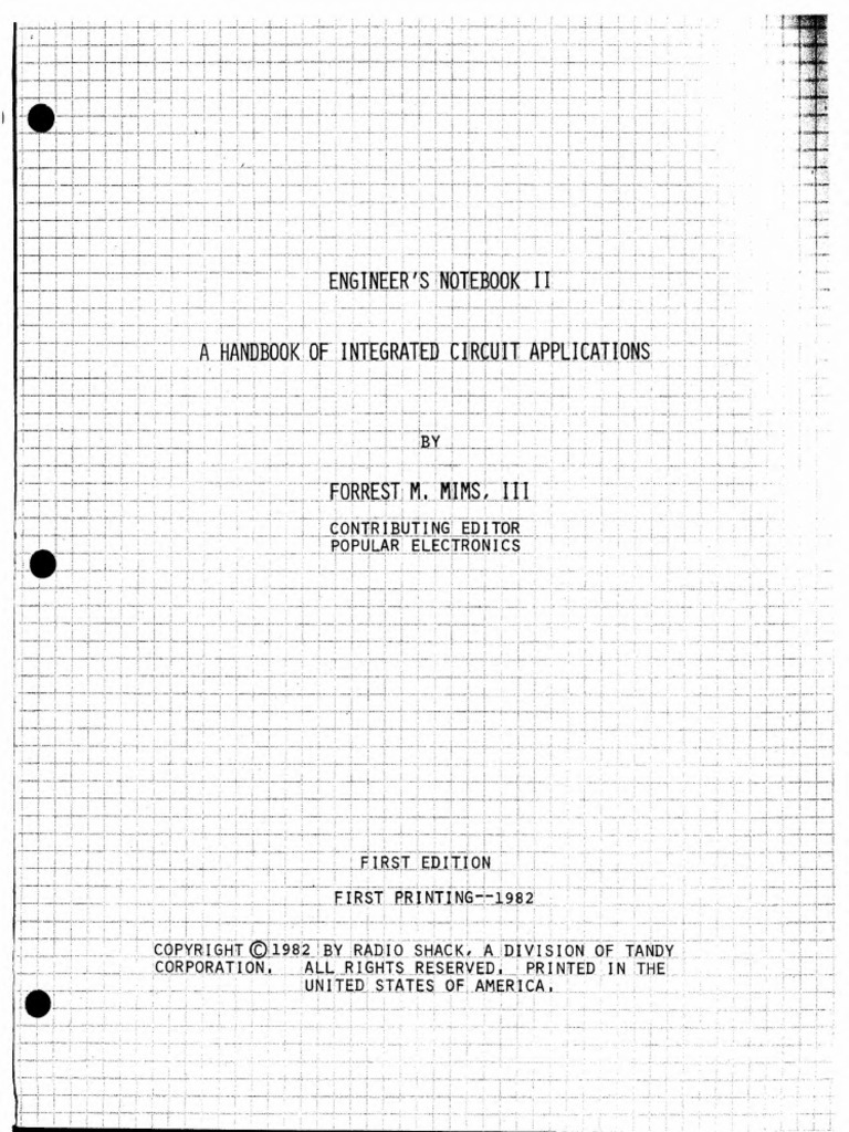 Engineer's Notebook II A Handbook of Integrated Circuit Applications - Forrest Mims (Text) | PDF