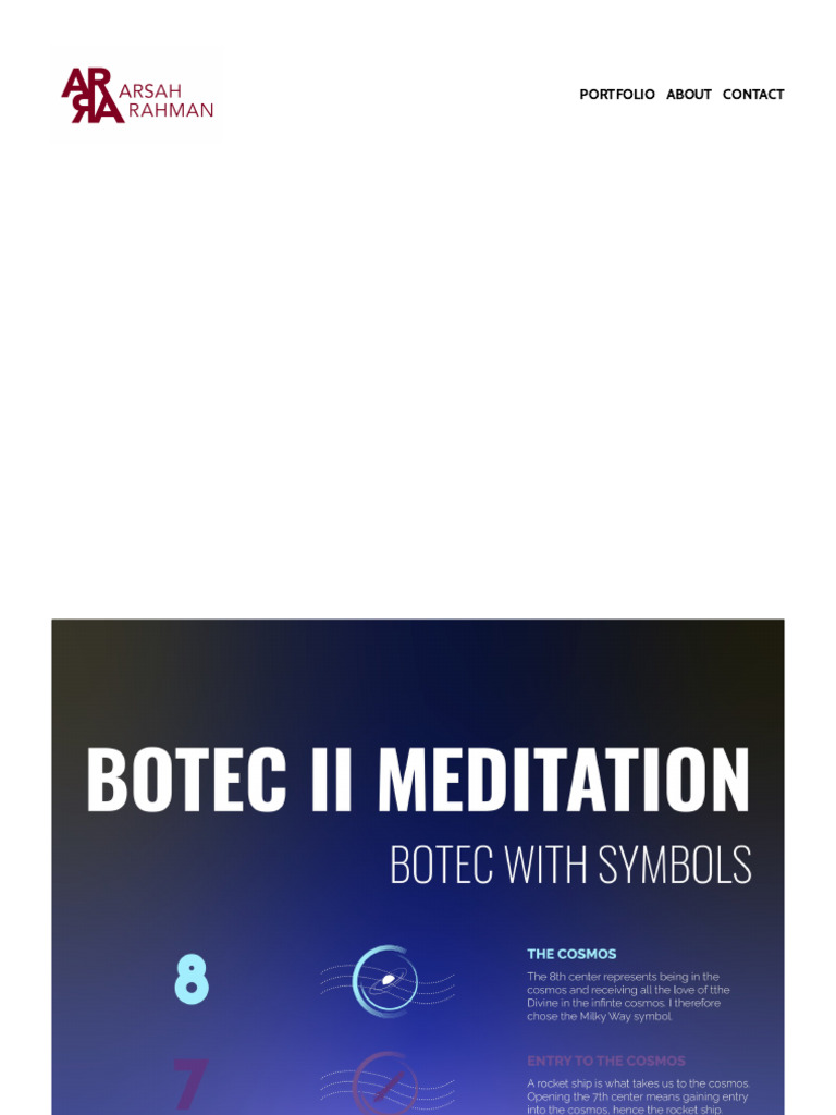 DR. JOE DISPENZA BOTEC II MEDITATION INFOGRAPH - Arsah Rahman | PDF