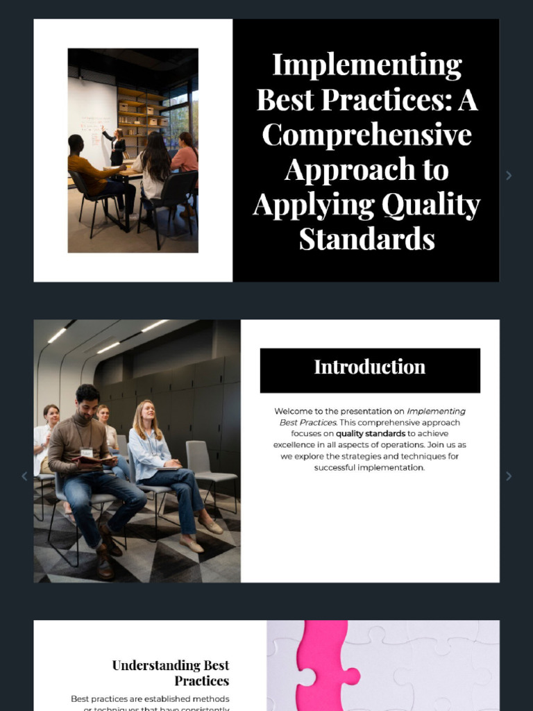 Applying Quality Standards | PDF
