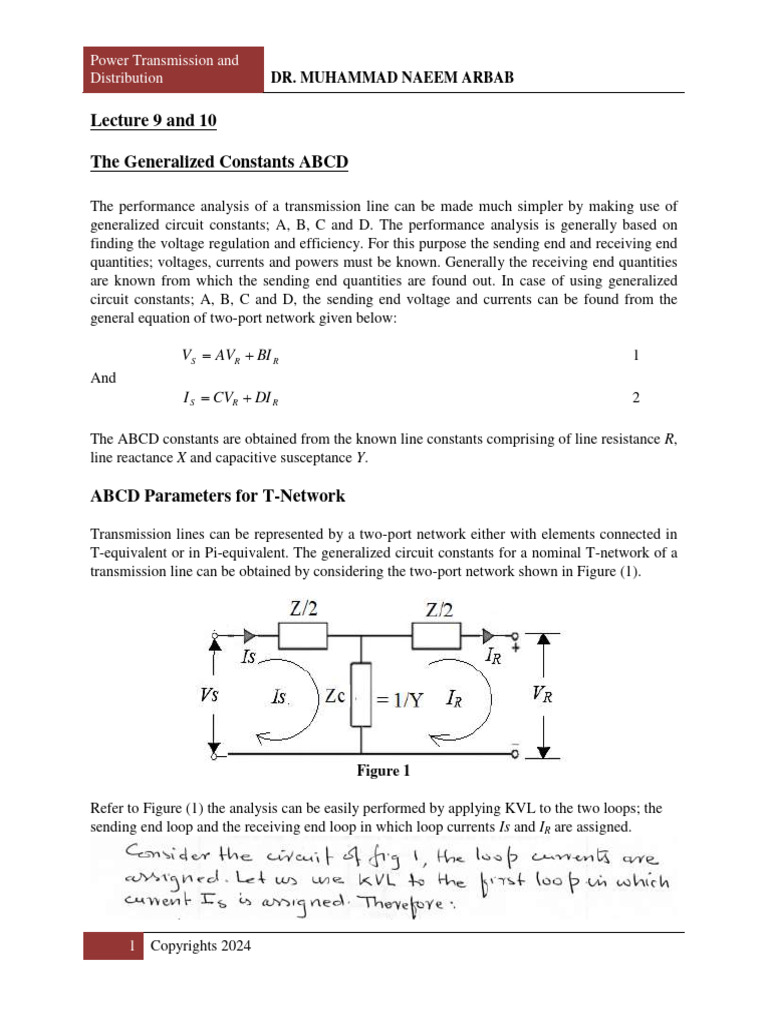 Lecture Ptd 9 And 10 Pdf Electrical Impedance Electric Power