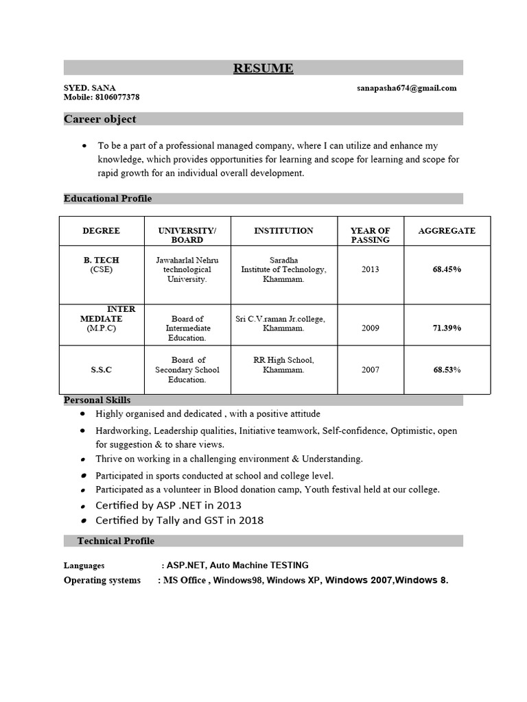 Resume of Sana | PDF | Routing | Internet Protocols