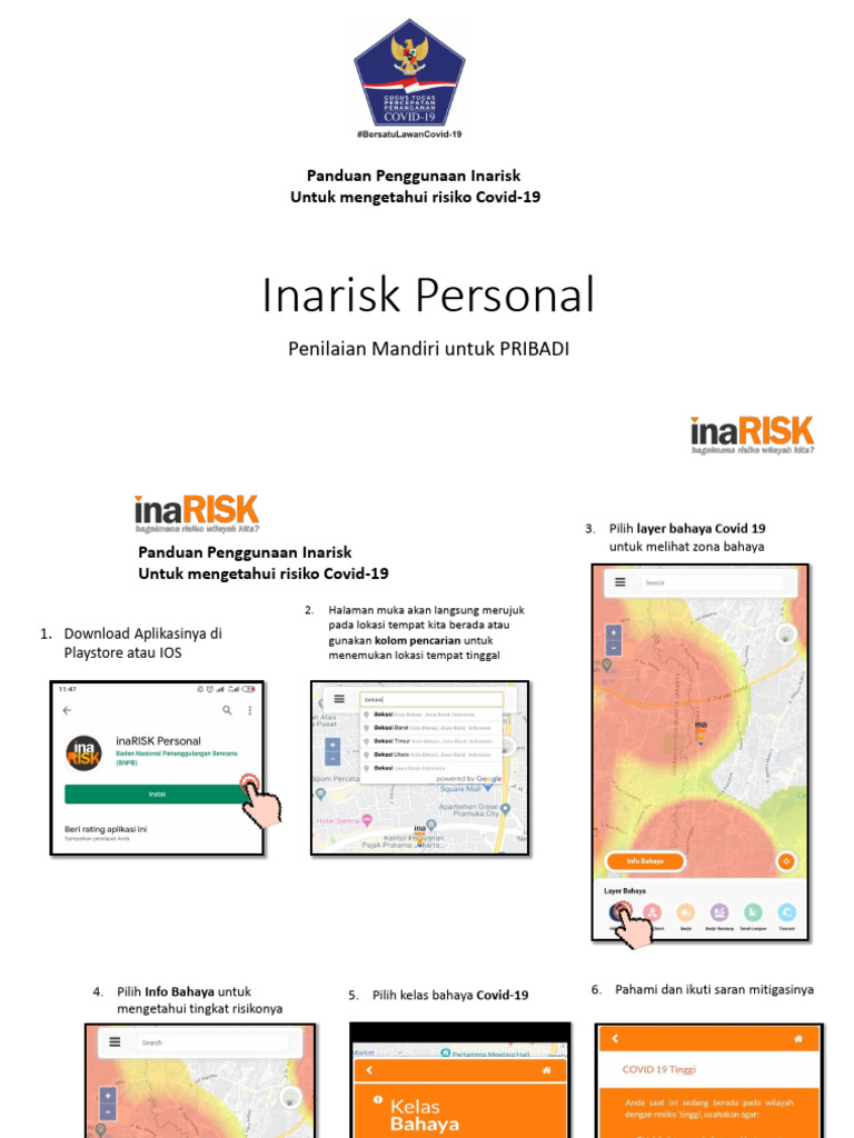 Panduan Inarisk untuk Penilaian Risiko Covid | PDF | Pengelolaan ...