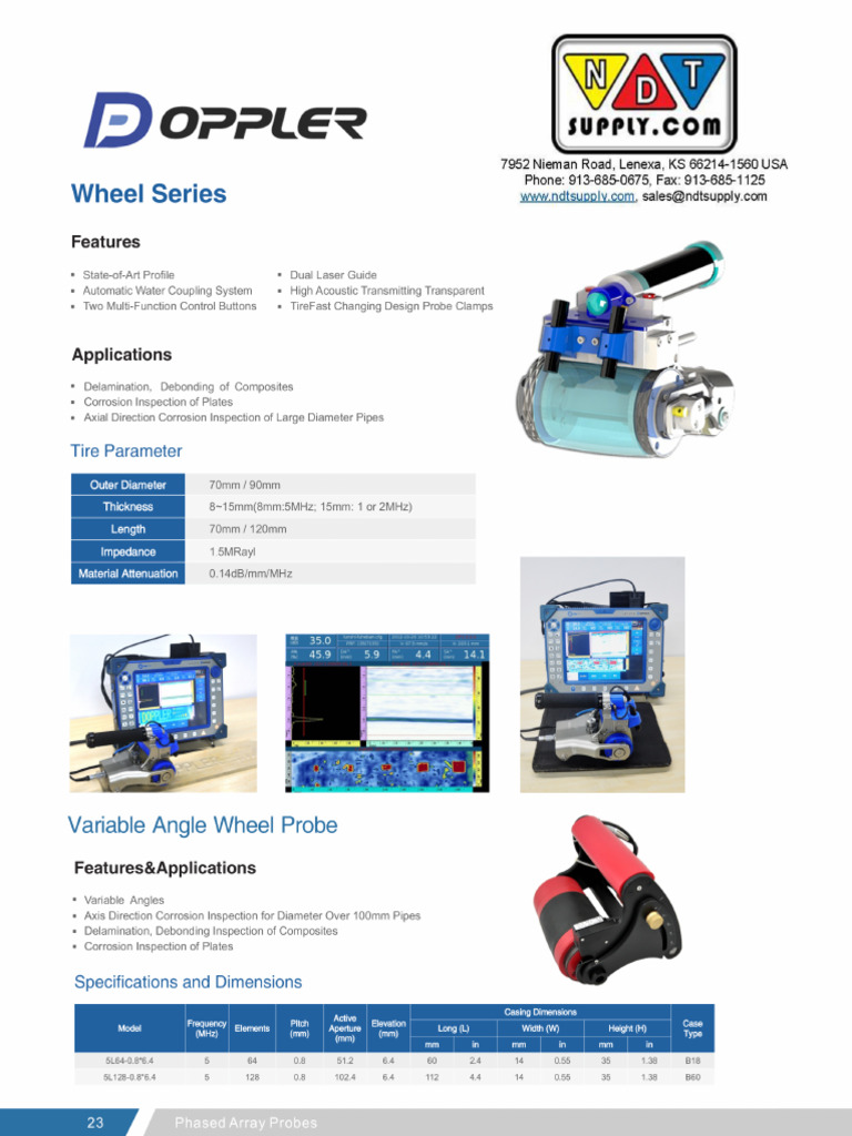 Wheel Doppler PA Probes | PDF