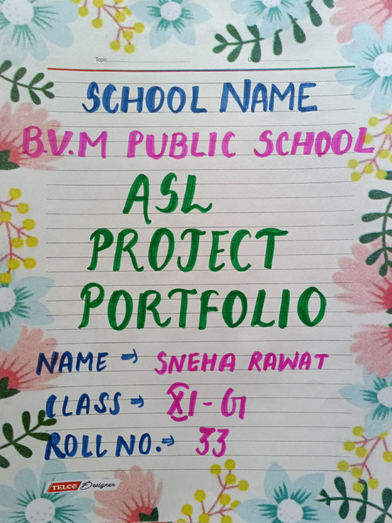 Sneha Rawat 11-G ASL PROJECT | PDF