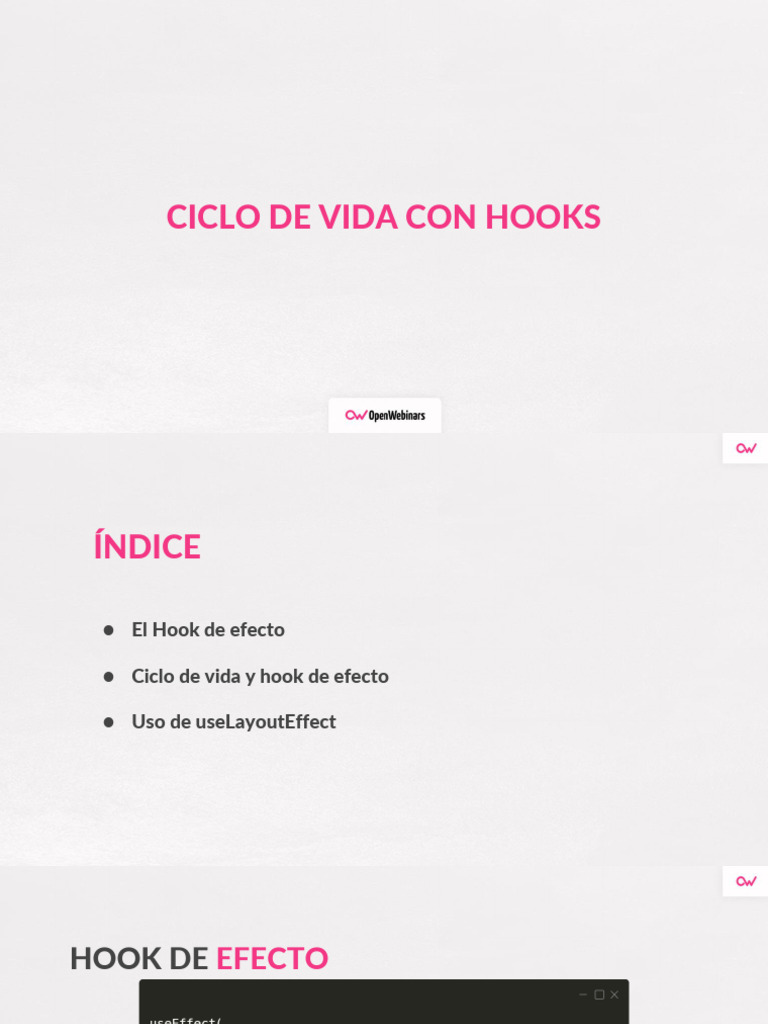 1.3 Ciclo de Vida Con Hooks | PDF | Ciencias de la Computación | Programación de computadoras