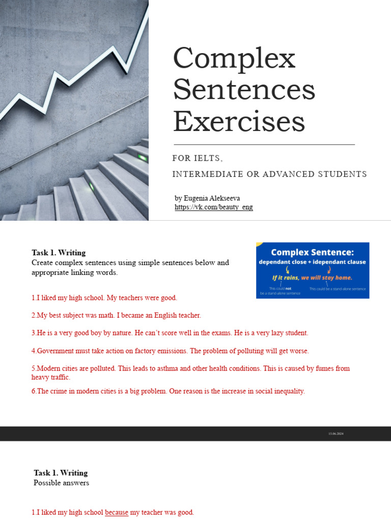 Complex_Sentences_Exercises | PDF