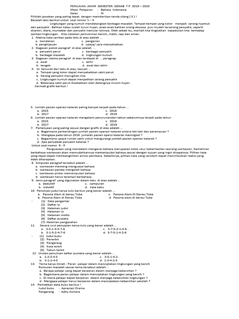 PTS KLS 7 B. Indonesia | PDF | Kajian Bahasa Asing