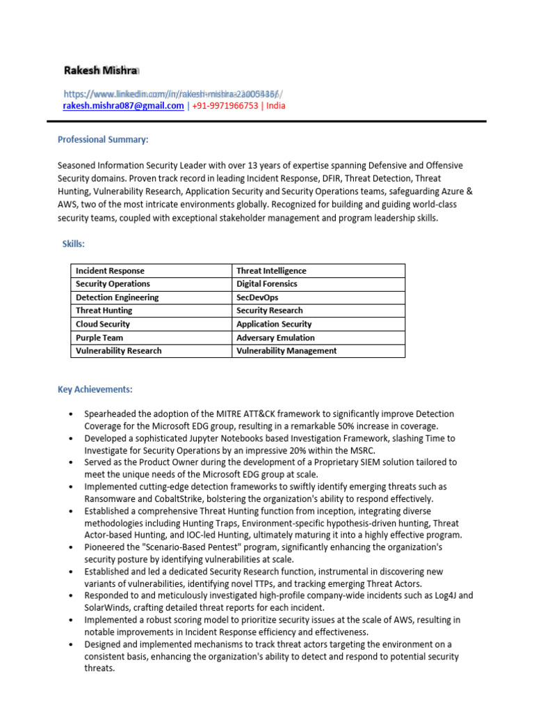 CV (9) | Download Free PDF | Computer Security | Security