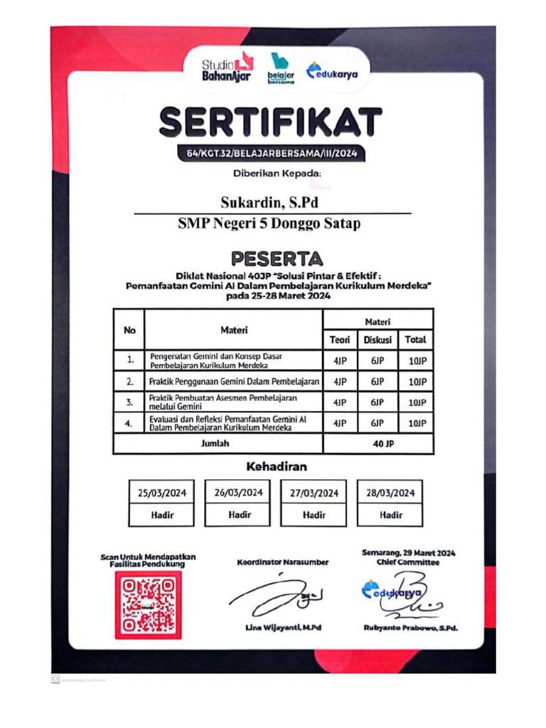 Sert Sukardi 8 Point 2 | PDF