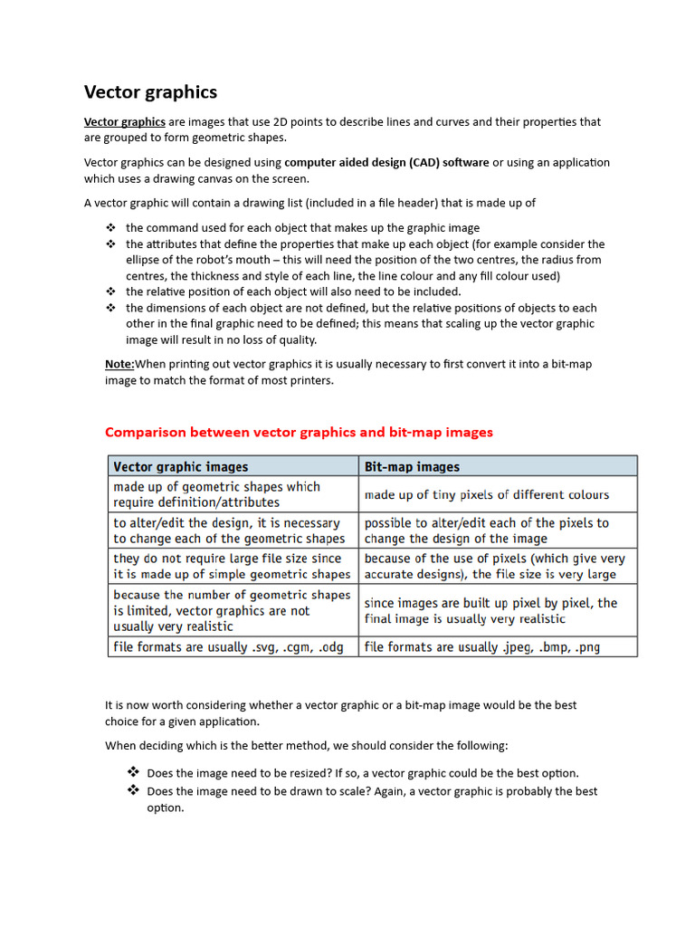 Vector Graphics | PDF | Data Compression | Sound