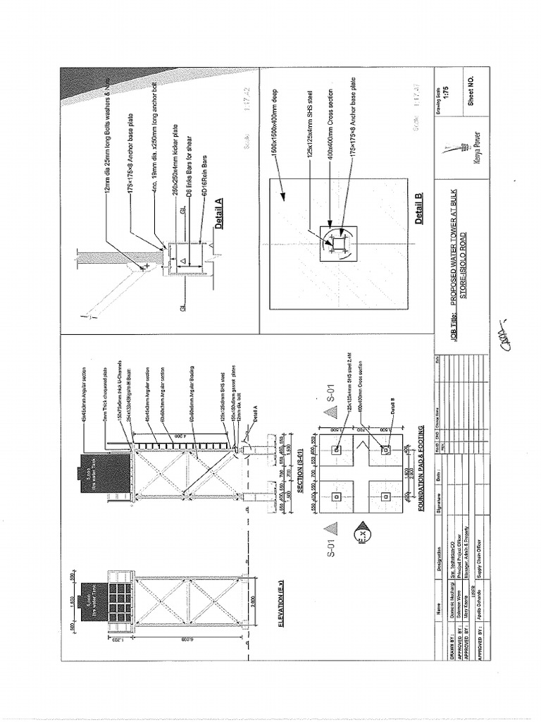 28.Drawing - Elevated Tank Tower | PDF