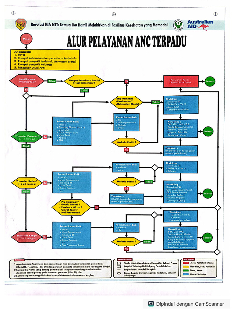 Alur Pelayanan ANC Terpadu | PDF