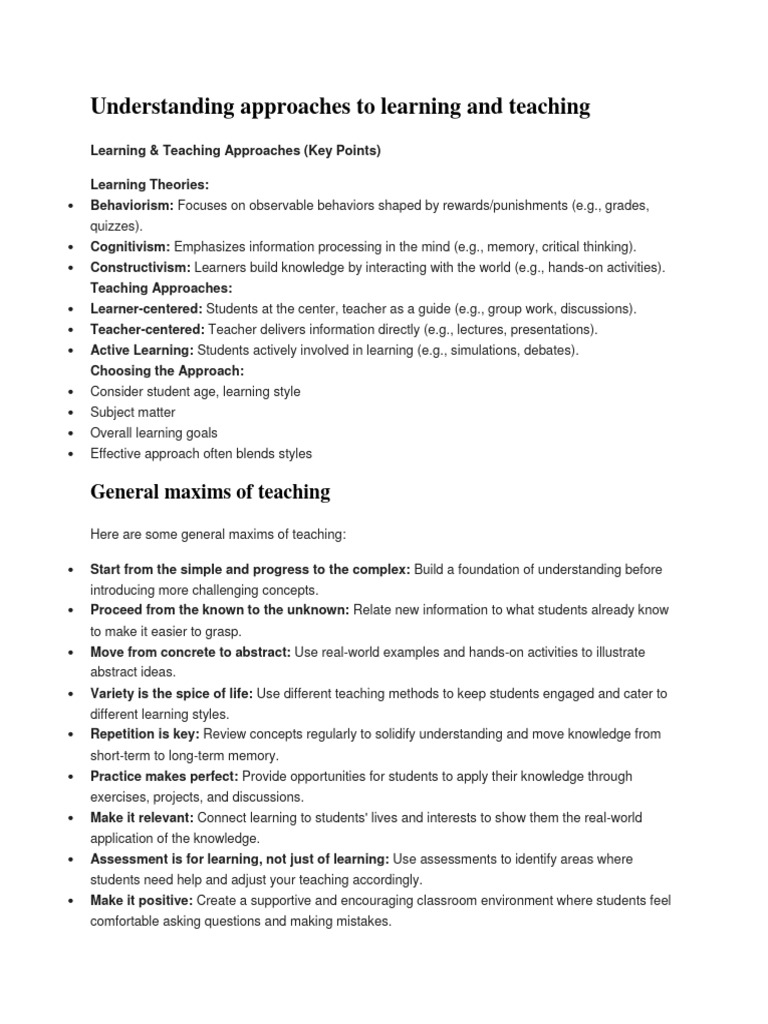 Unit 3 Uds Learning and Teaching A | PDF | Learning | Project Based Learning