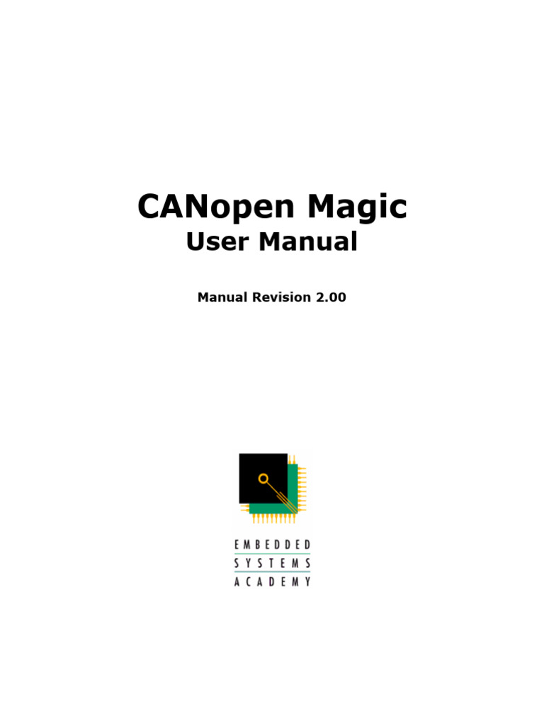 CANopen Magic Manual | Download Free PDF | Window (Computing) | Computer Engineering