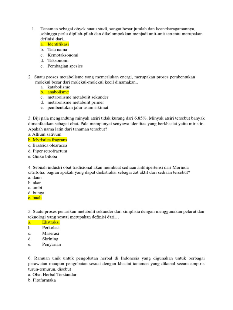 Soal II | PDF | Pengembangan Diri