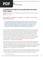 Classificação do TDAH na CID-11 | PDF | Transtorno de déficit de ...