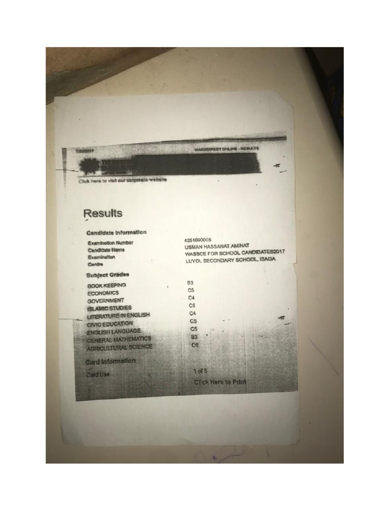 Hassana Result | PDF