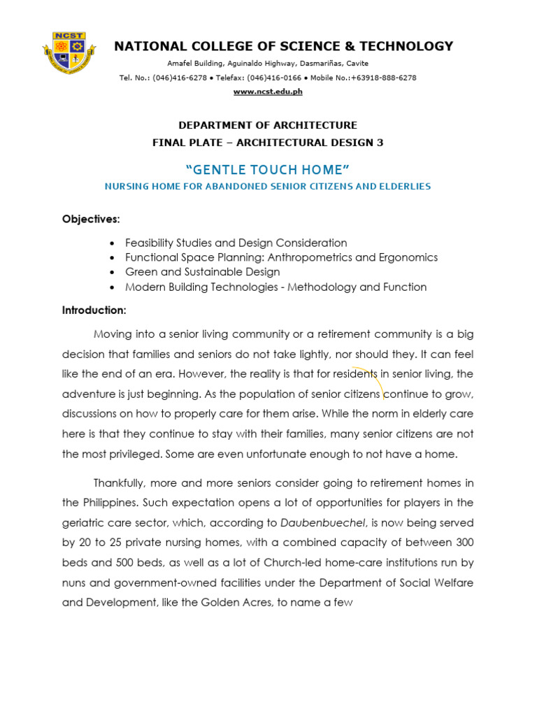 Retirement Facility Final Plate D3 | PDF | Art | Science & Mathematics