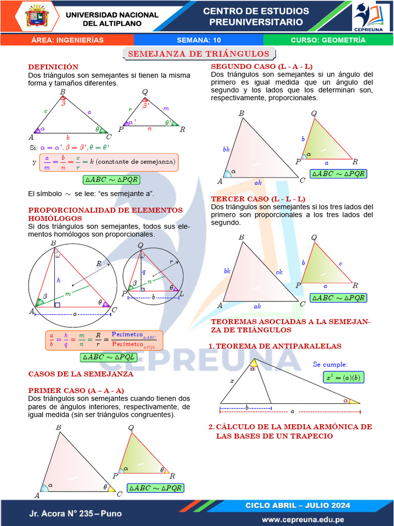 Cuadernillo-20240609 131121RT1Q | Descargar gratis PDF | Triángulo | Geometría del plano euclidiano