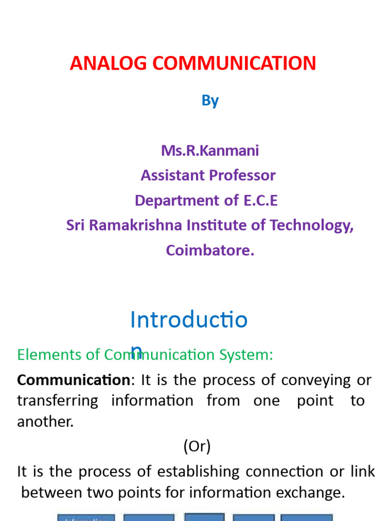 Analog Communication | PDF | Detector (Radio) | Frequency Modulation