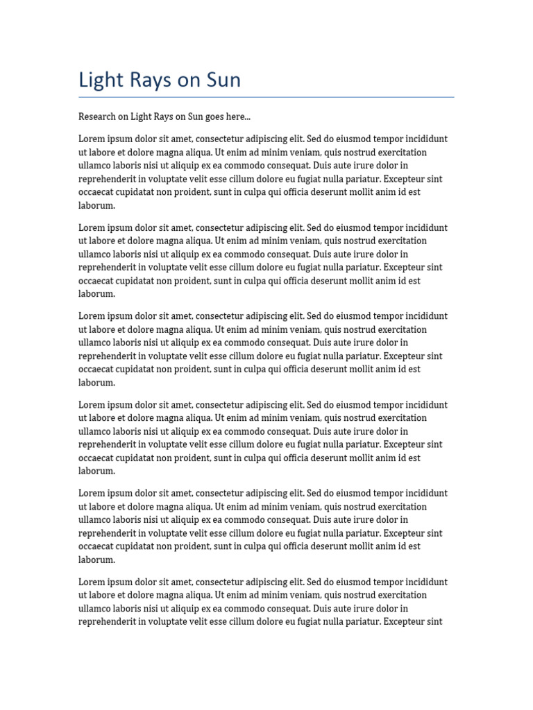 Light_Rays_on_Sun | PDF