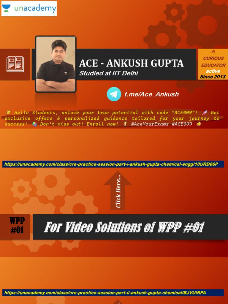 Cre WPP 03 | PDF | Chemical Kinetics | Chemical Reactor