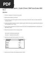 GRADE 9 INTEGRATED SCIENCE TERM 1 2025 OPENER EXAM | PDF | Chemical ...