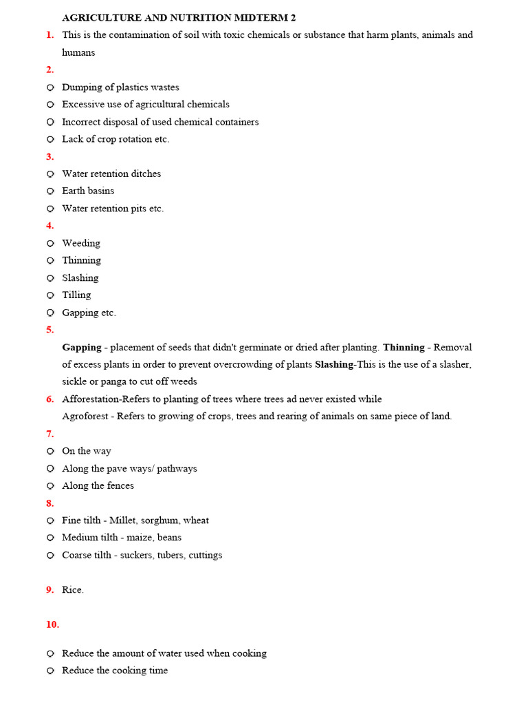 G7 AGRINUTRITION MS | PDF | Soil | Foods