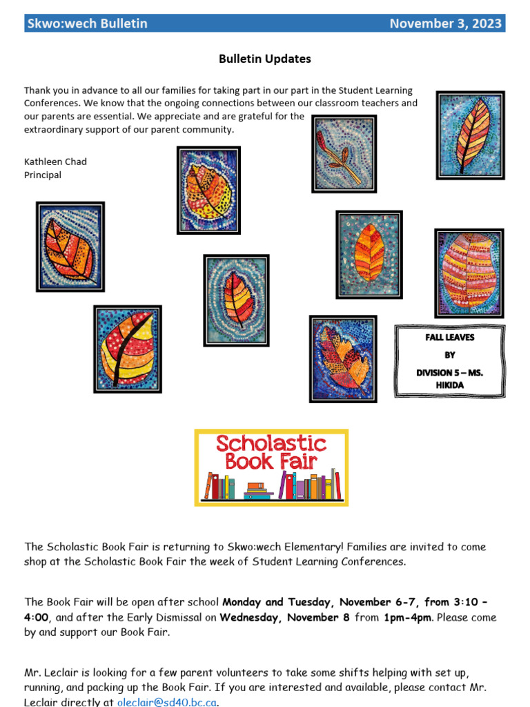 Skwo:wech November 2023 Bulletin | PDF | Social Science