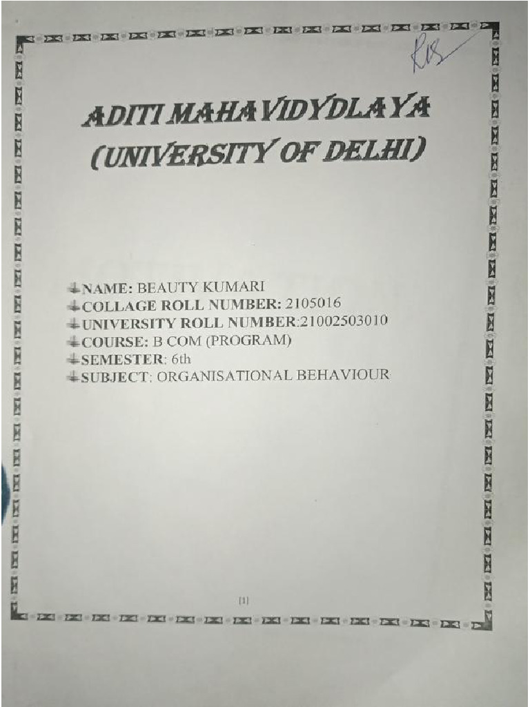 Project of Ob | PDF