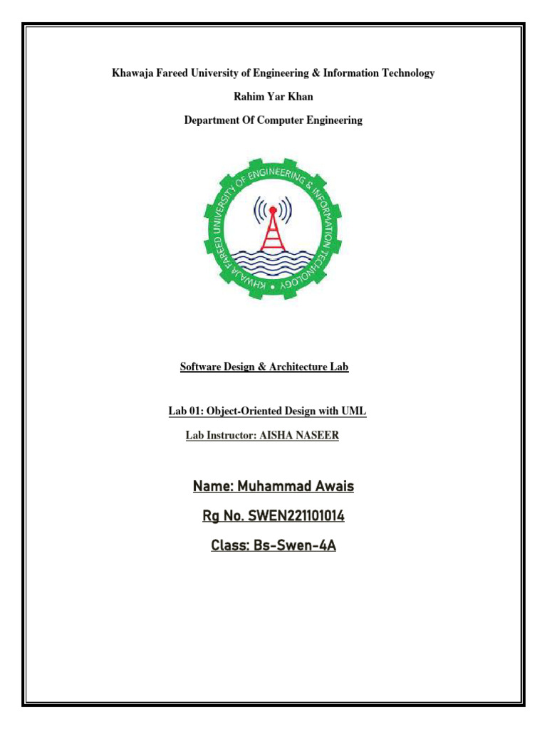 Lab 2 Pdf Unified Modeling Language Class Computer Programming
