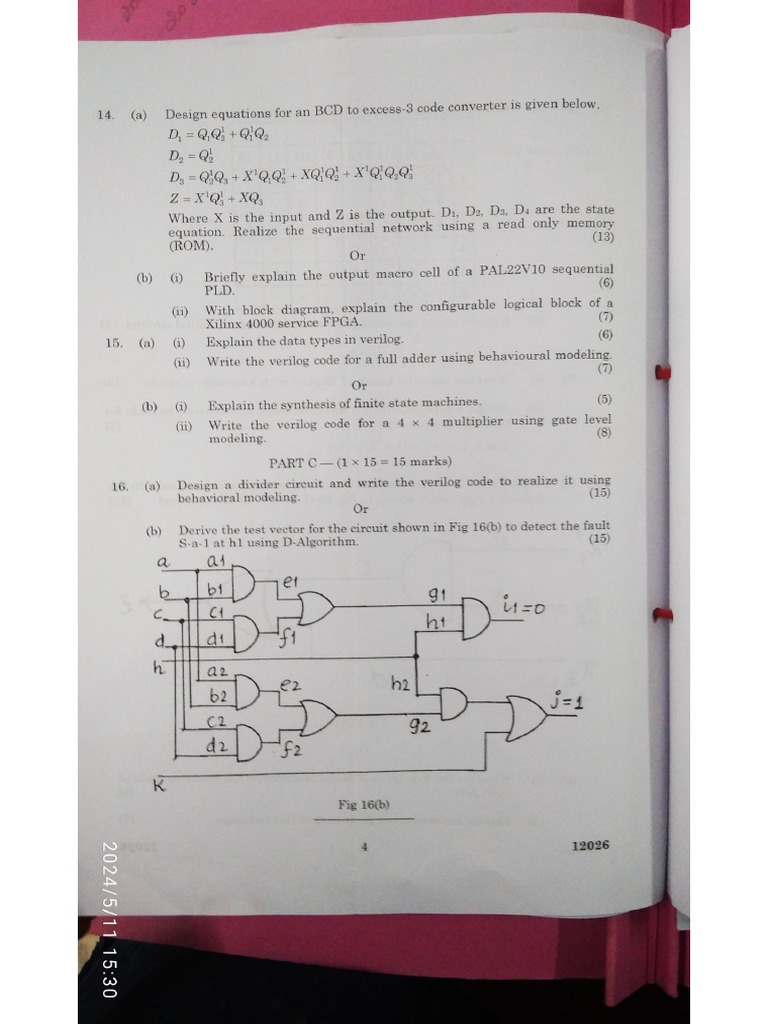 Advanced Digital System Design 3 | PDF
