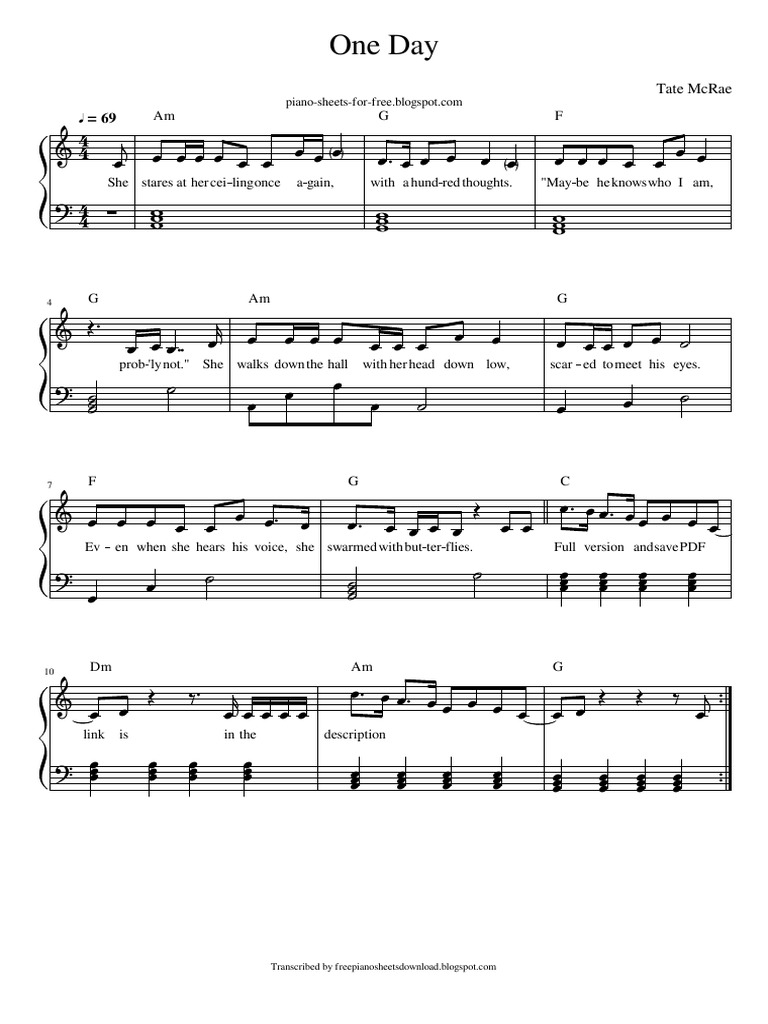 _Tate_McRae__One_Day | PDF