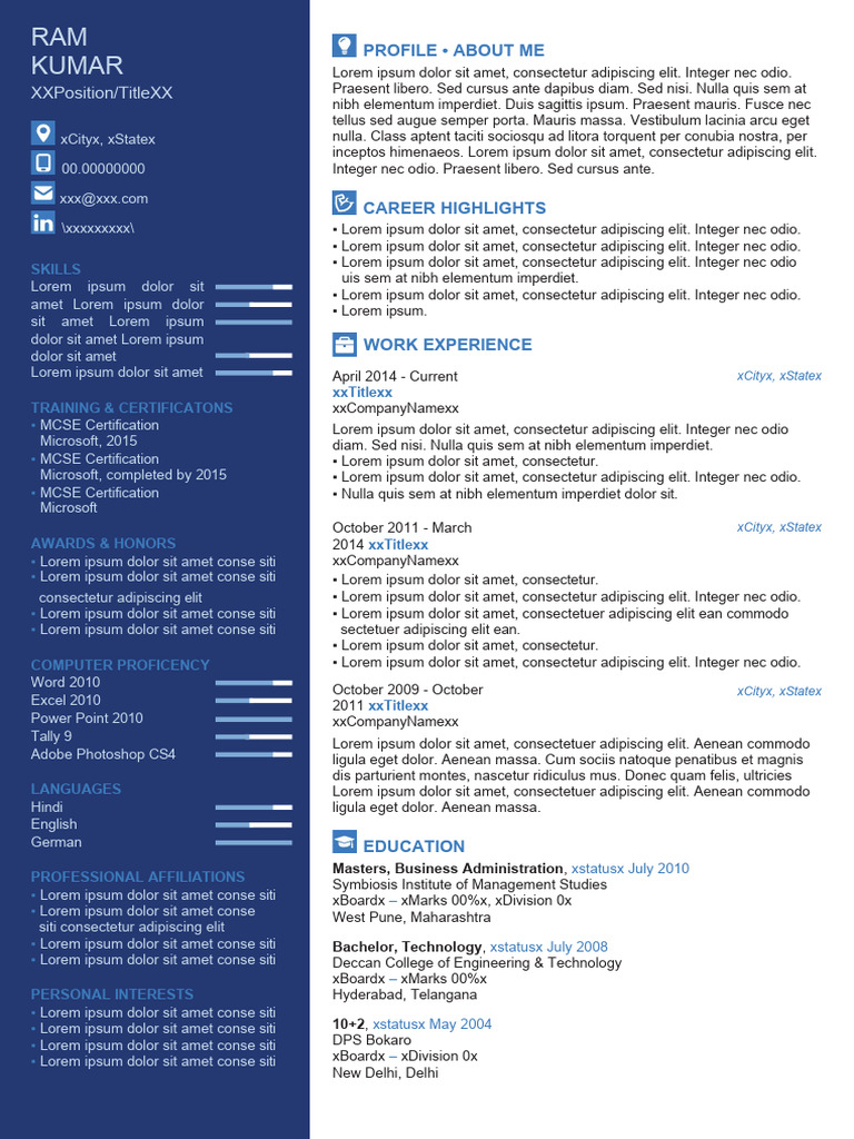 Sample Smart and Secure Resume | PDF | Business