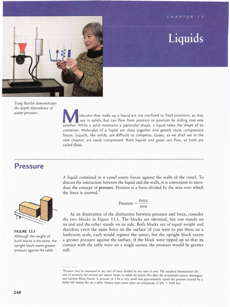 LIQUIDS-1 | PDF | Pressure | Buoyancy