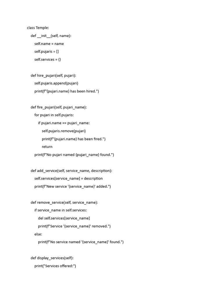 Temple Management | PDF