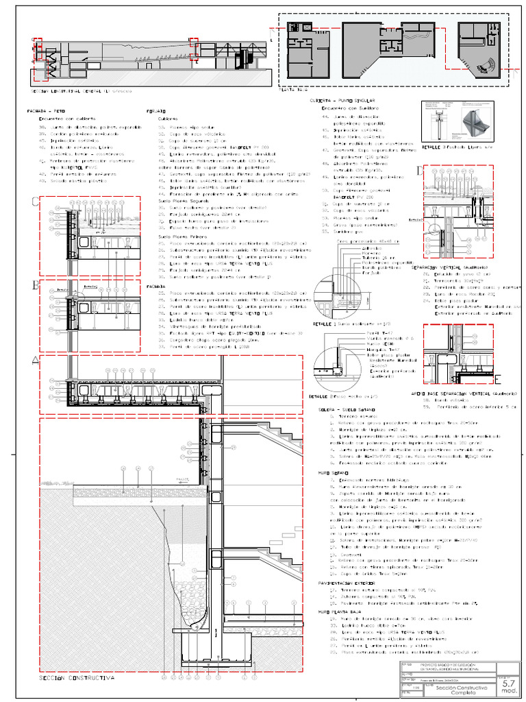 Sección Constructiva - 1 | PDF