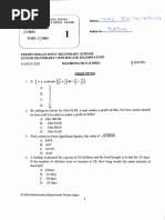 2025 WASSCE Core Maths Practice Questions | PDF