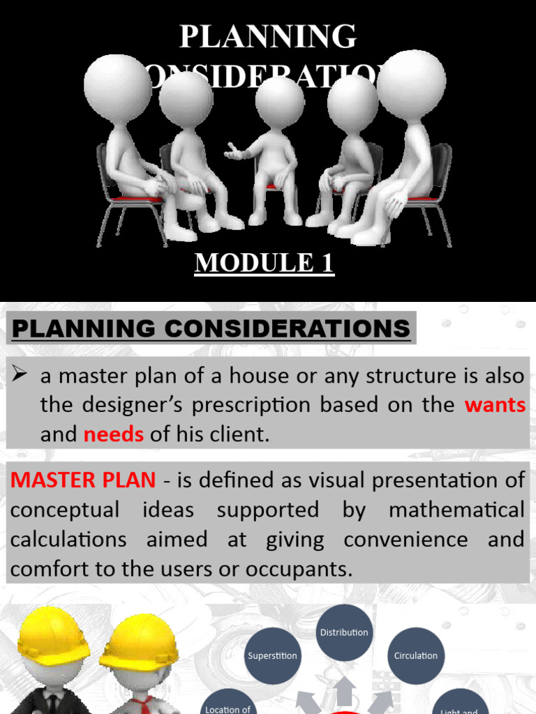 Planning Consideration | PDF | Ventilation (Architecture) | Accessibility