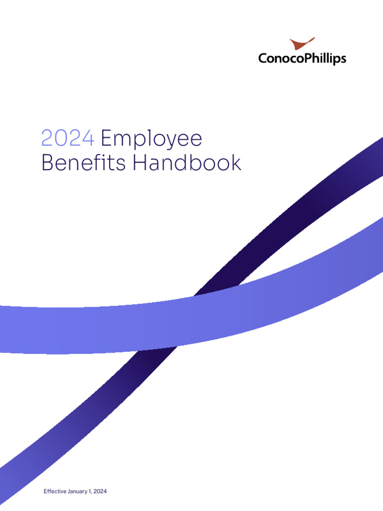 ConocoPhillips 2024 Benefits Handbook | PDF | Health Care | Social Programs