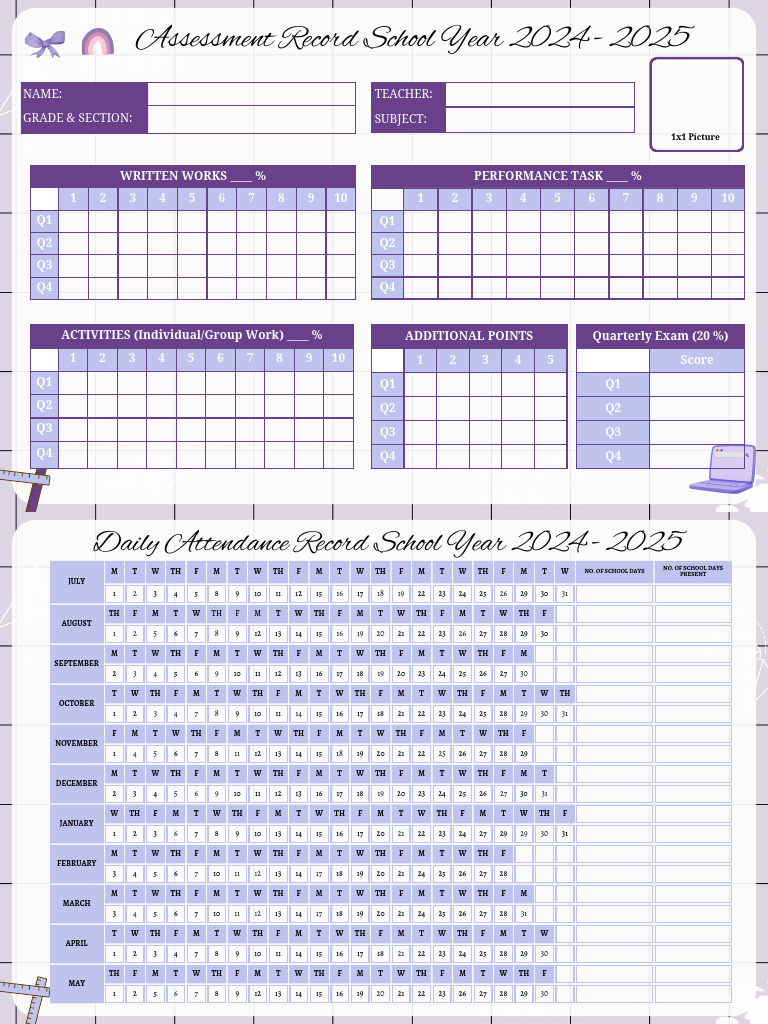 Assessment Record - PURPLE | PDF