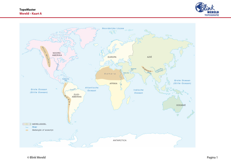 TopoMaster Wereld Kaart A | PDF
