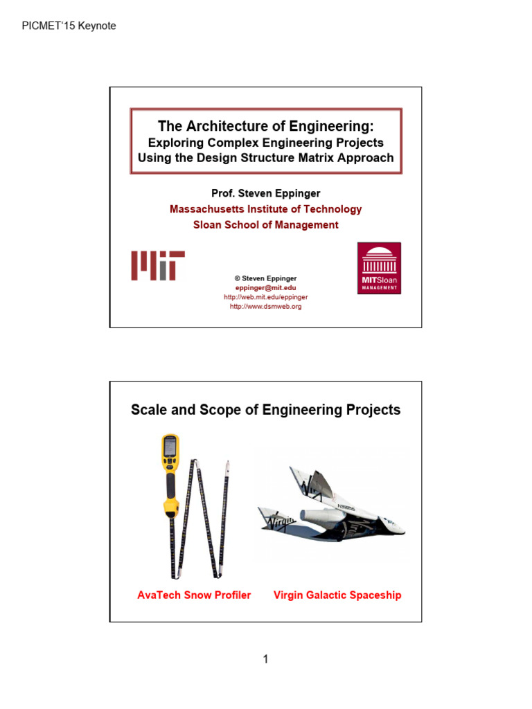 The Architecture of Engineering: Exploring Complex Engineering Projects ...