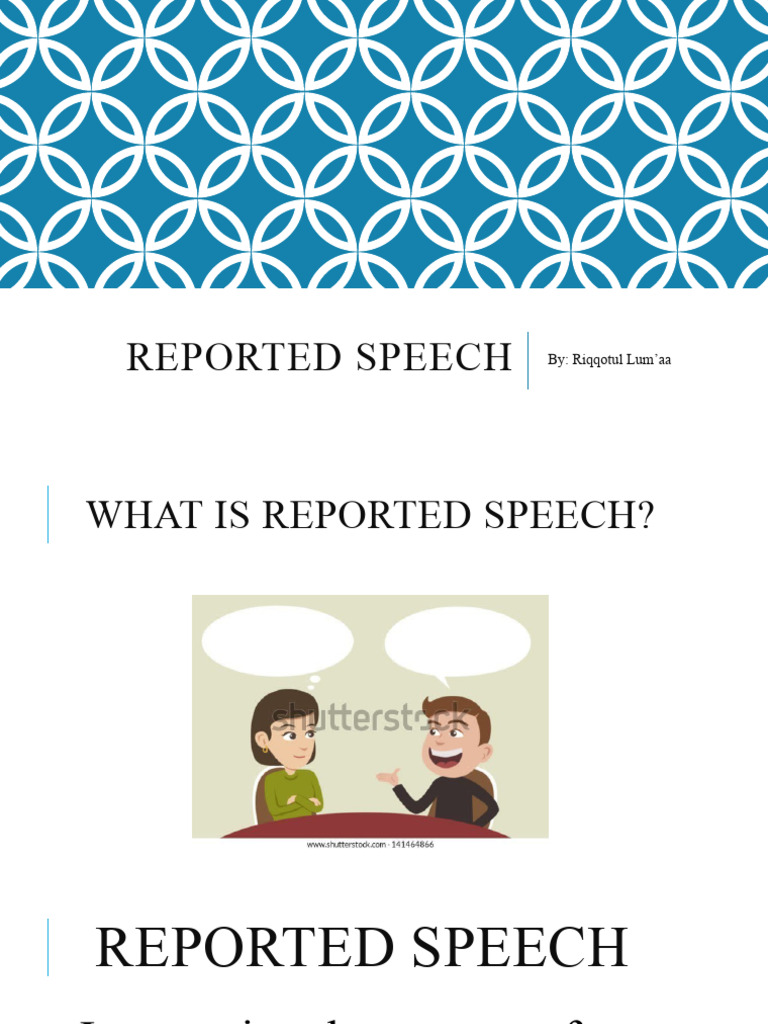 Reported Speech | PDF | Semantic Units | Syntax