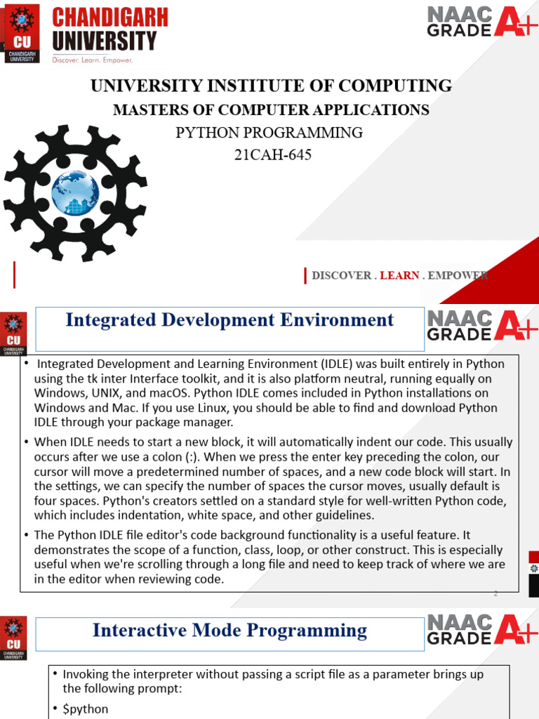 115 Integrated Development Environment Pdf Python Programming Language Scripting Language
