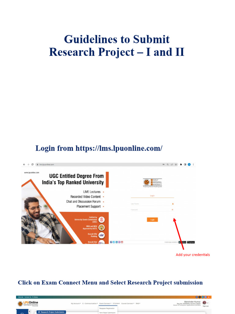 Research Project Submission Guidelines | PDF