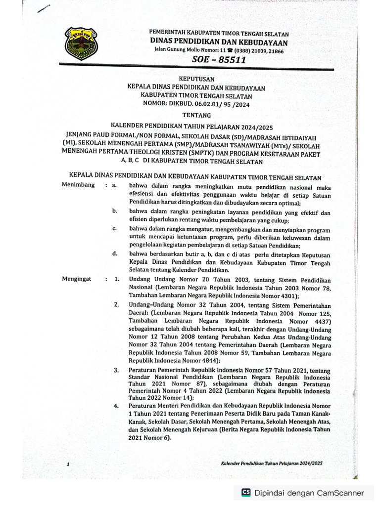 Kalender Pendidikan Tp 2024 2025 Pdf