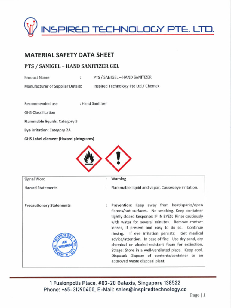 MSDS | PDF