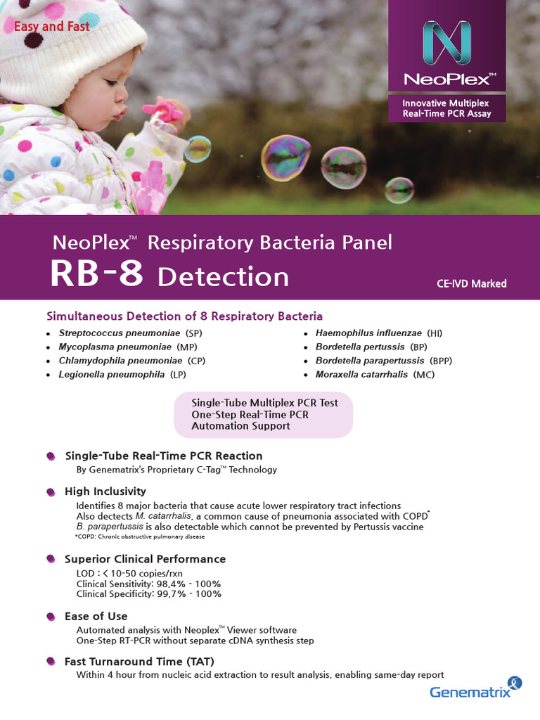 NeoPlex Â RB-8 Detection - Brochure (EN) | PDF | Pneumonia | Public Health